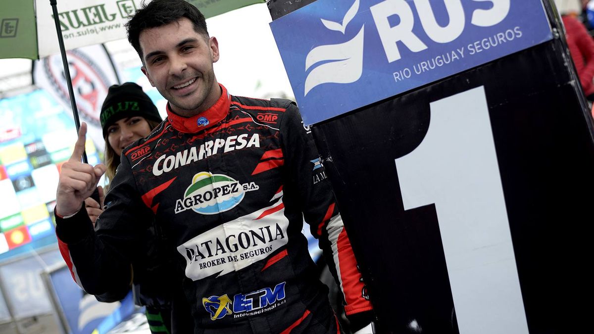 Lucas Valle logró su primer triunfo en el TC Pista