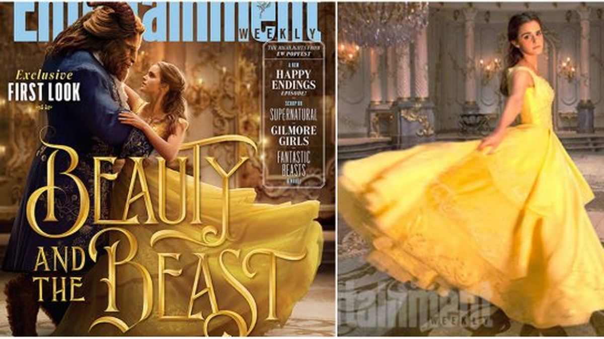 Las primeras imágenes de Emma Watson personificando a La bella