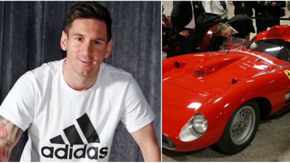 Lionel Messi participó de una subasta y se compró una Ferrari