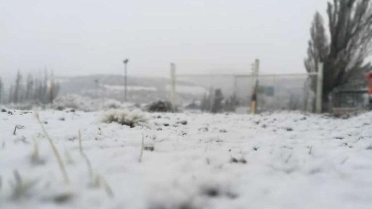 Comodoro cubierto de nieve: mirá las imágenes