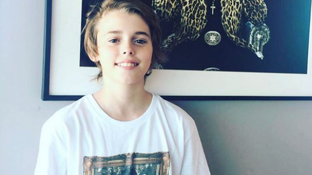 El tierno posteo de Felipe Fort con una remera de su padre