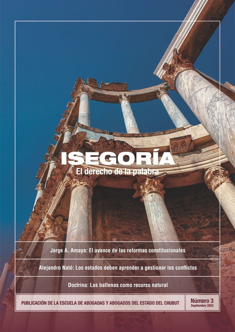 Tercer número de Isegoría, la revista de la Escuela de Abogadas y ...