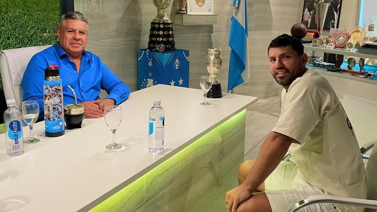 Copa América: Chiqui Tapia habría bajado al Kun Agüero del palco
