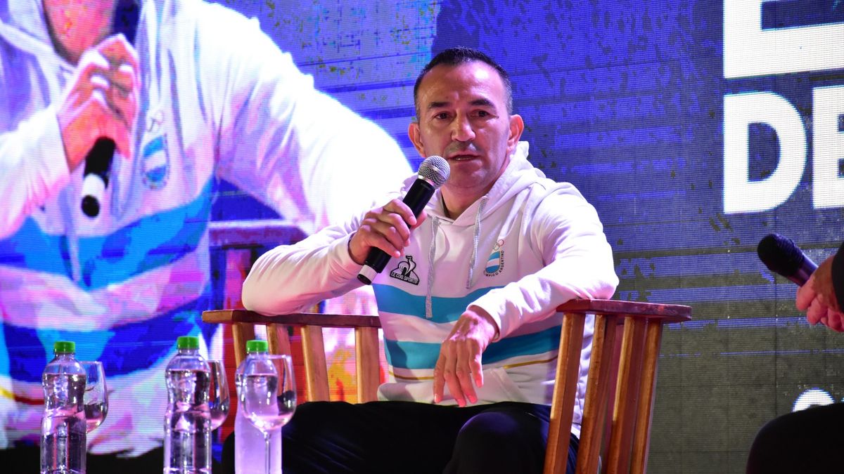 Omar Narváez dio el presente en la Expo Deportes
