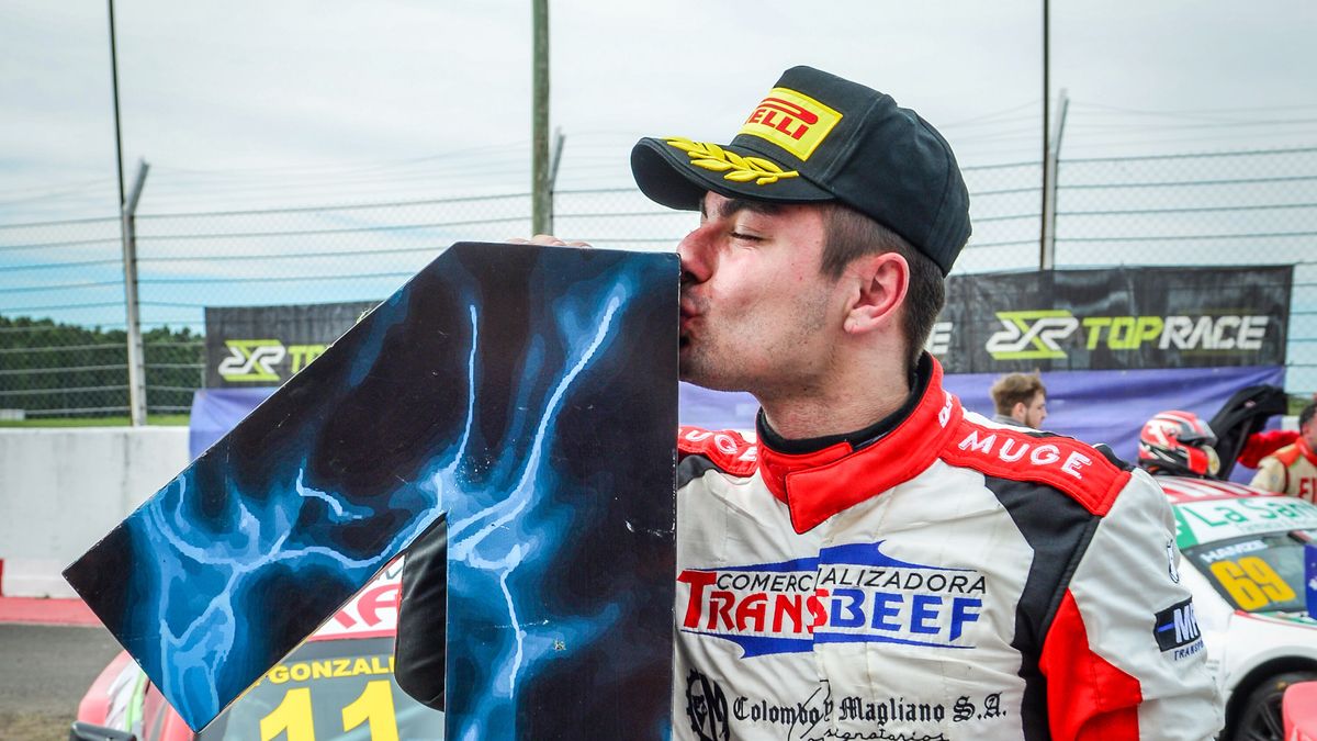 Leandro González y su primera victoria en el Top Race Series