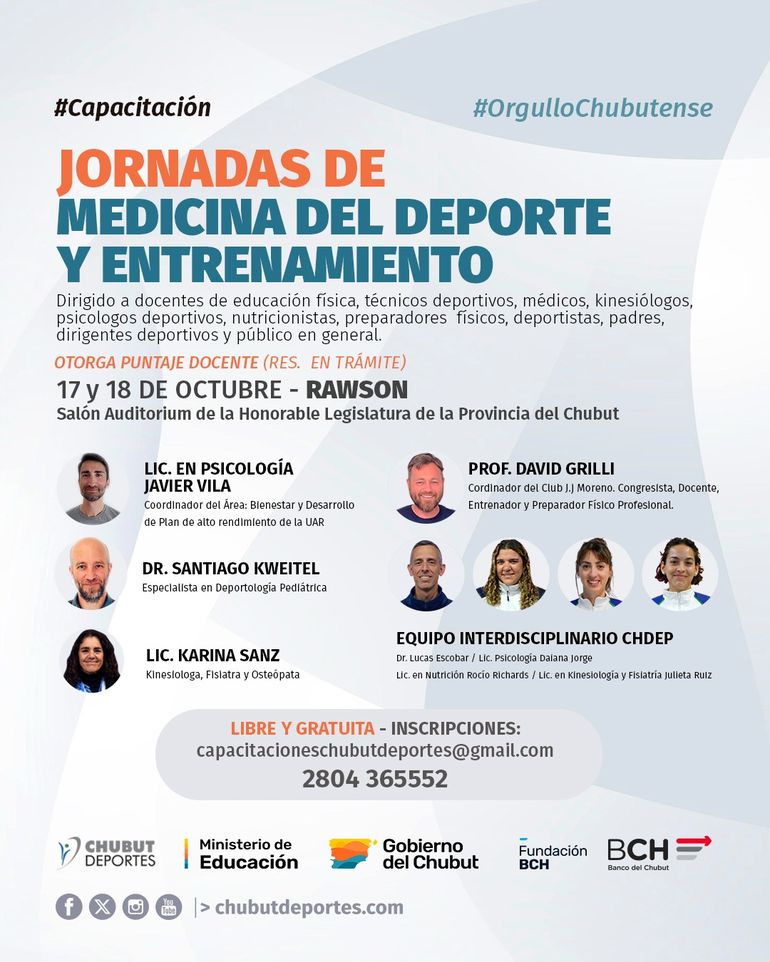 Capacitación sobre Medicina del Deporte y Entrenamiento