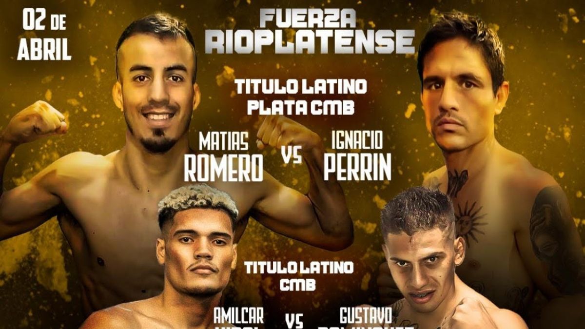 José Romero e Ignacio Perrín van por el título latino plata WBC pluma