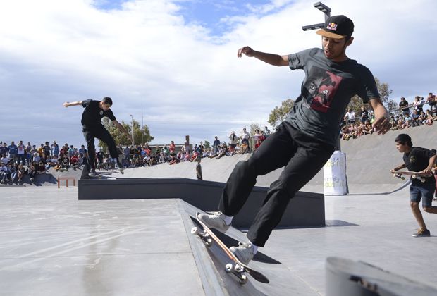 Los skaters más destacados del país compiten por primera vez en Rada Tilly