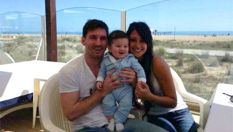 Lionel Messi compartió una foto de su hijo