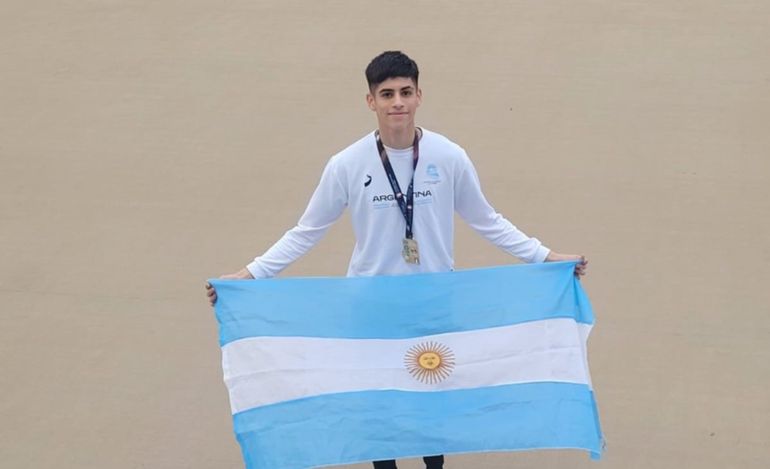Agustín Coronel es campeón iberoamericano de atletismo