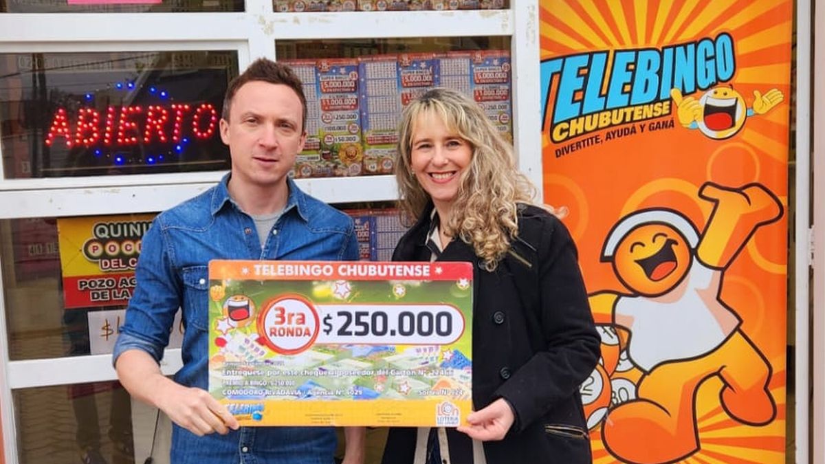 Una comodorense ganó un cuarto de millón en el Telebingo