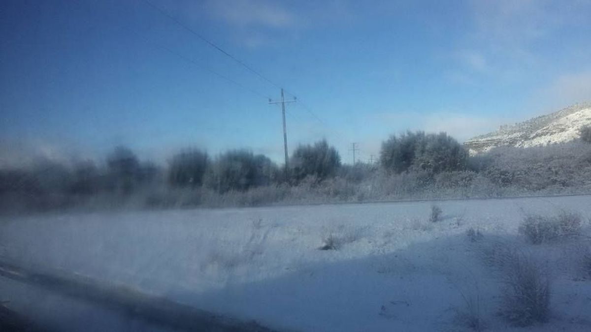 Extrema precaución: rutas nevadas en la cordillera