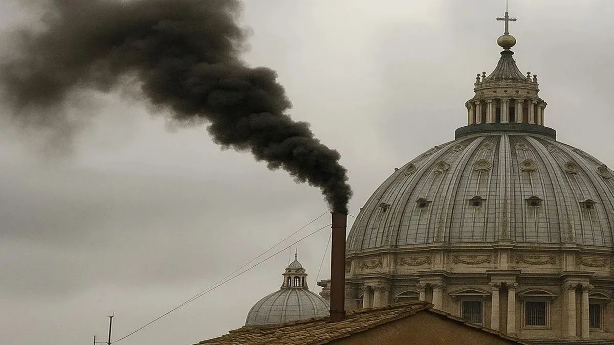 Segunda fumata negra en el Vaticano: sin consenso para elegir nuevo Papa
