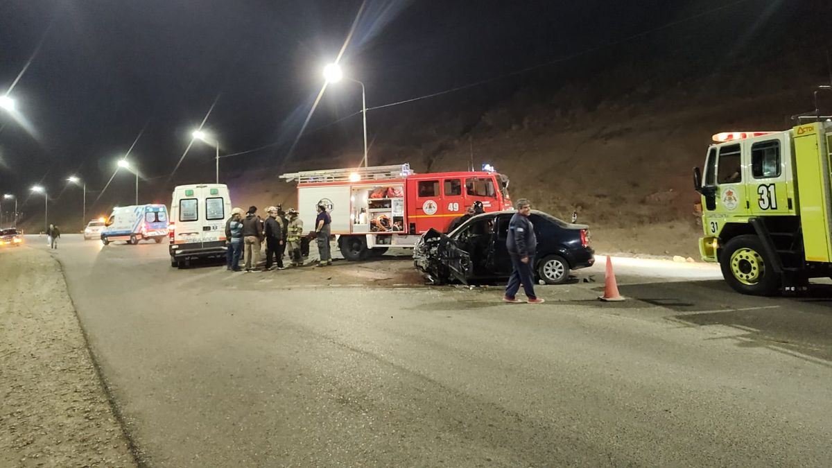 Triple choque con lesionados en el Roque González