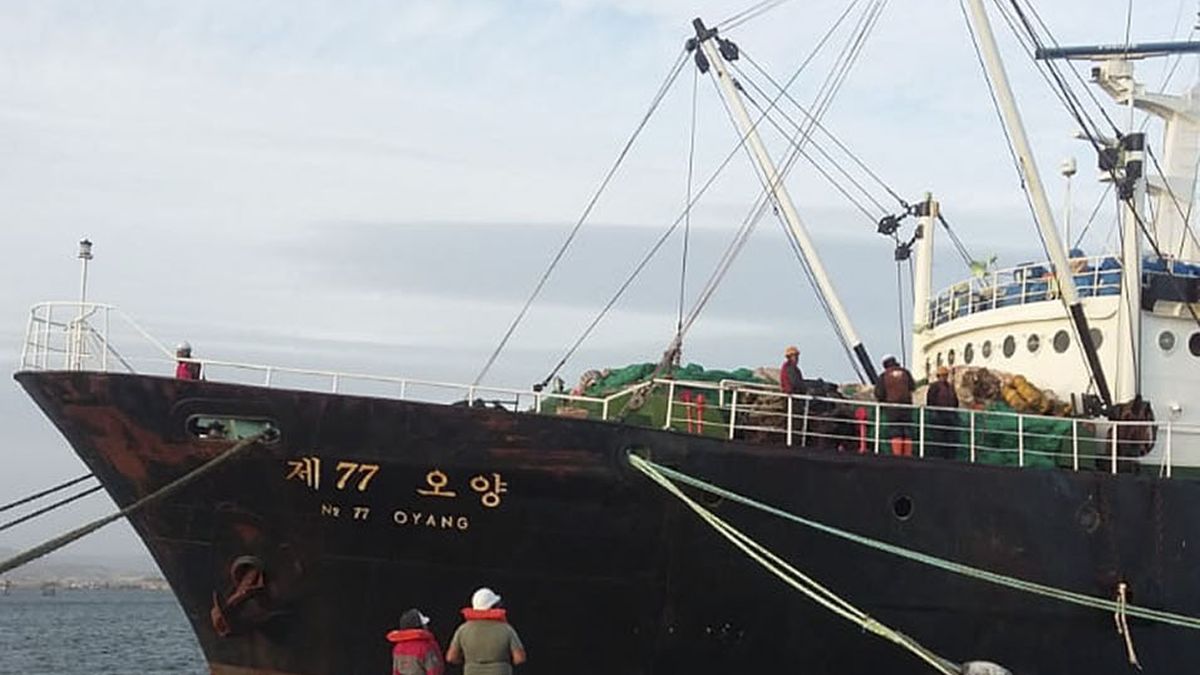 El Oyang 77 tenía redes de pesca no habilitadas