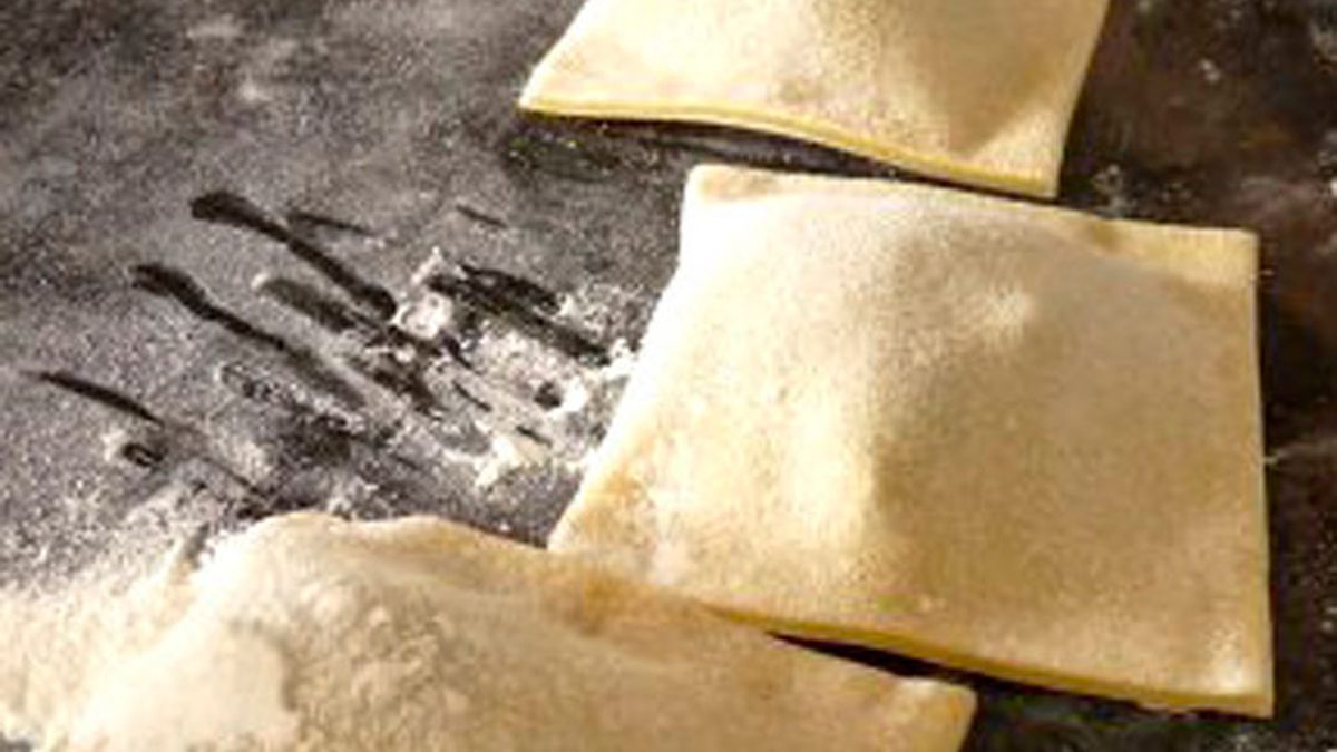 Raviolón de espinaca