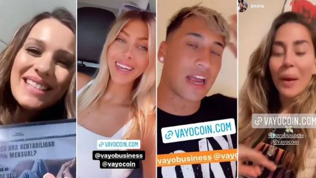 Así promocionaban a Vayo Coin los famosos e influencer por las redes ...