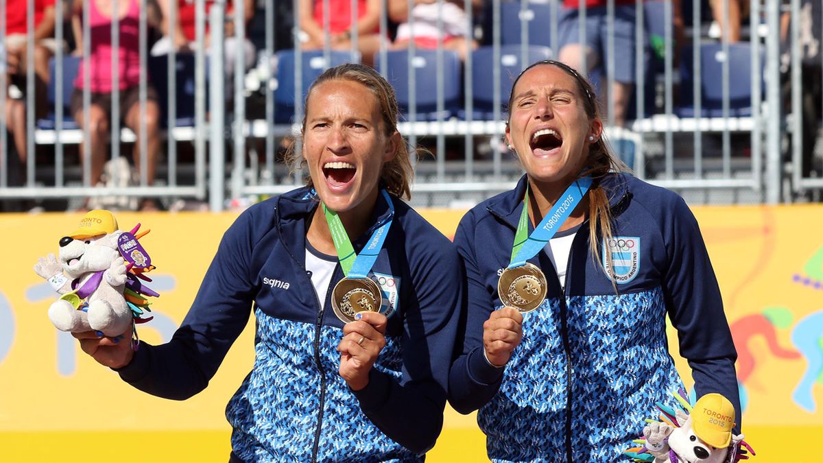 Ana Gallay y Georgina Klug ganaron el oro en el beach volley femenino