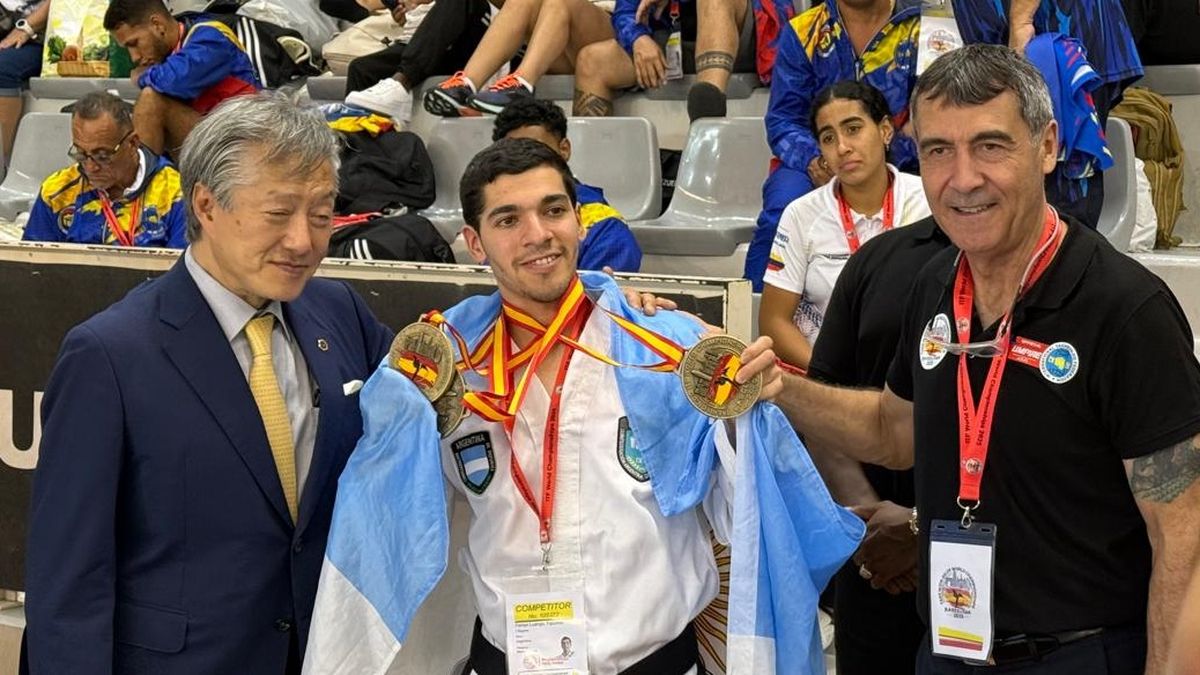 Facundo Ferrari Luengo es campeón mundial de Tae Kwon Do Adaptado