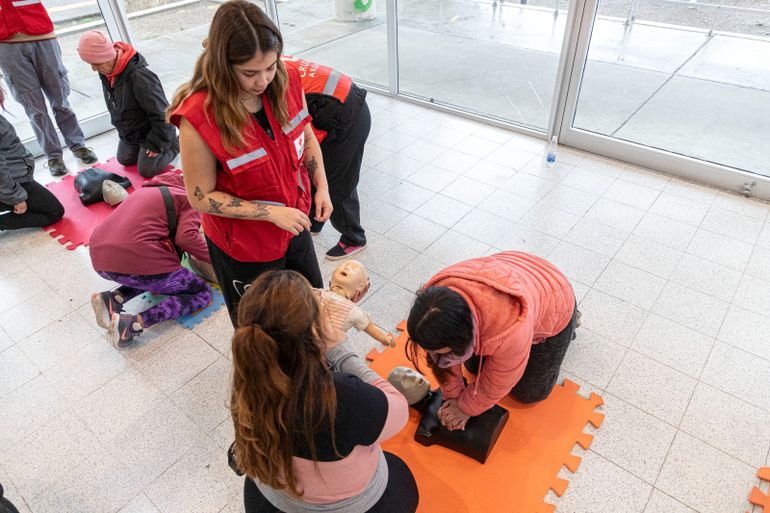 Más de 80 mujeres se capacitaron en RCP