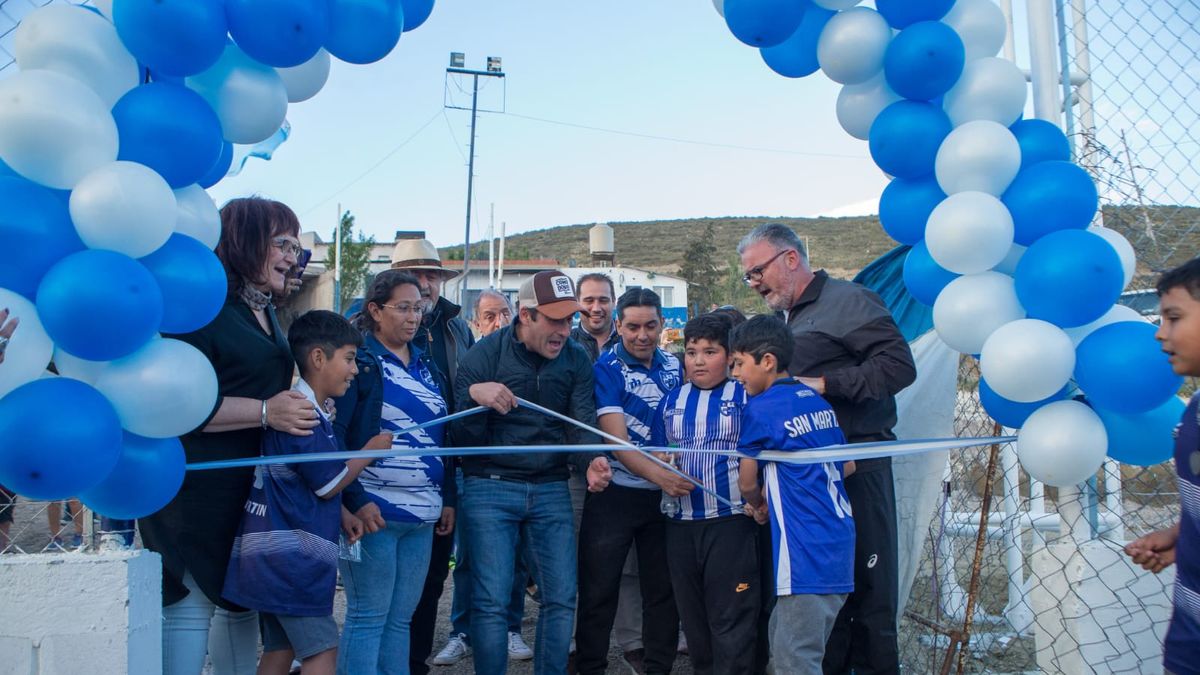 Luque inauguró obras en el barrio San Martín